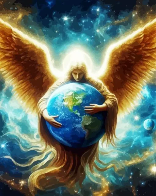 Earth Angel Diamond Painting - DiamondPaintingKitsCanada.COM