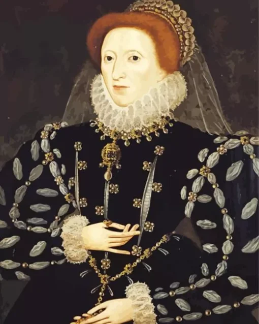 Elizabethan Queen Diamond Painting - DiamondPaintingKitsCanada.COM
